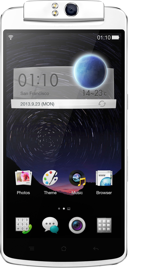 Oppo Unveils The N1 With A 206-degrees Rotating Camera Module, O-Touch ...