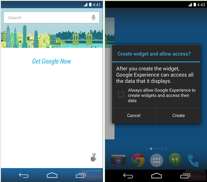 Android 4.4 KitKat To Include A New Google Experience Launcher