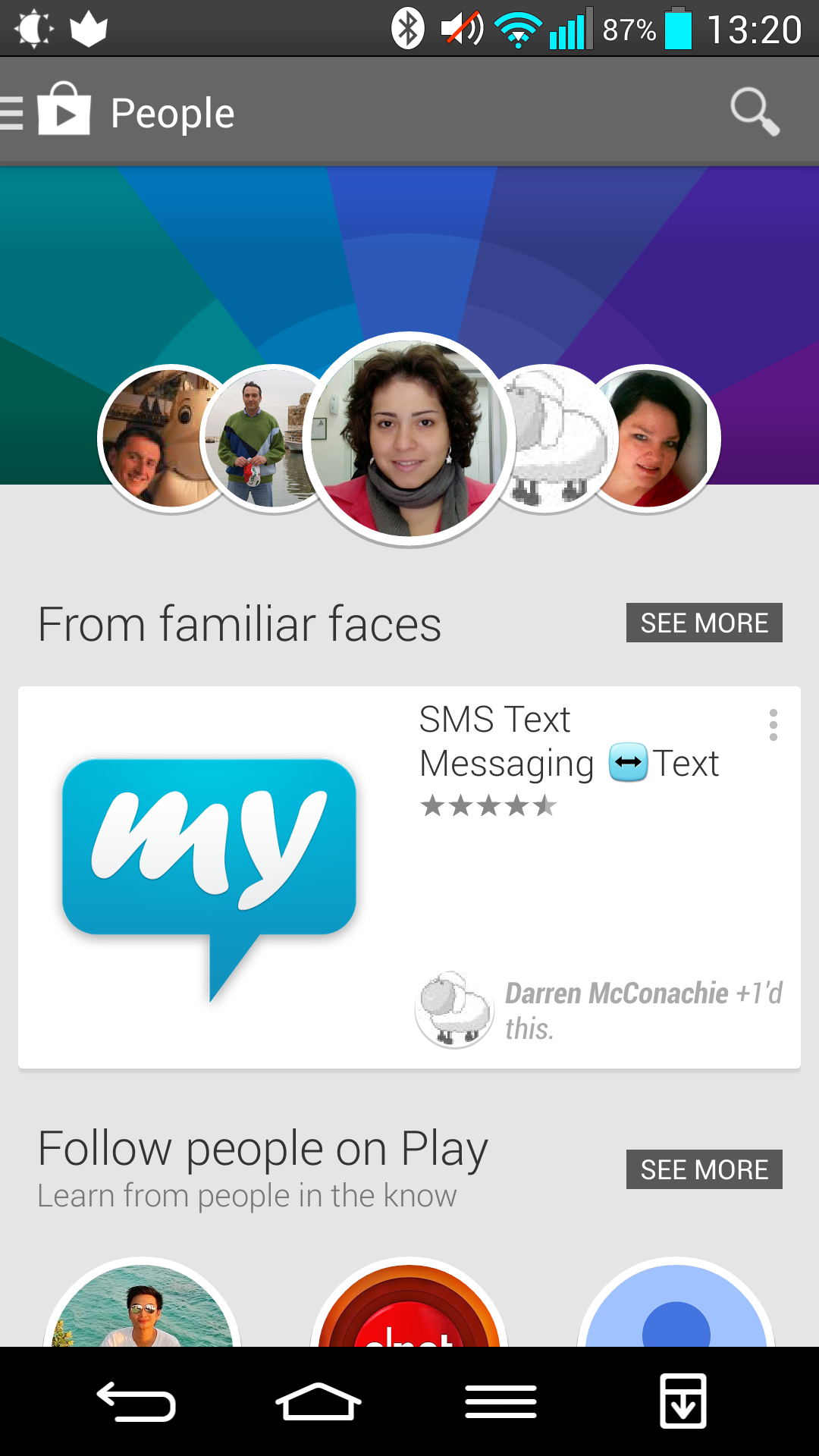 Google Brings A New People Section To The Play Store