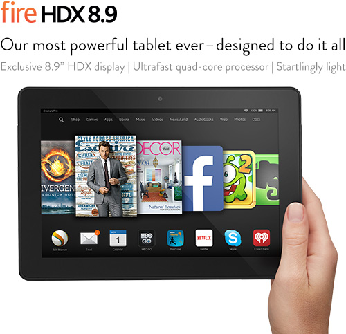 Amazon's new Kindle Fire HDX boasts a Snapdragon 805 processor and Fire ...