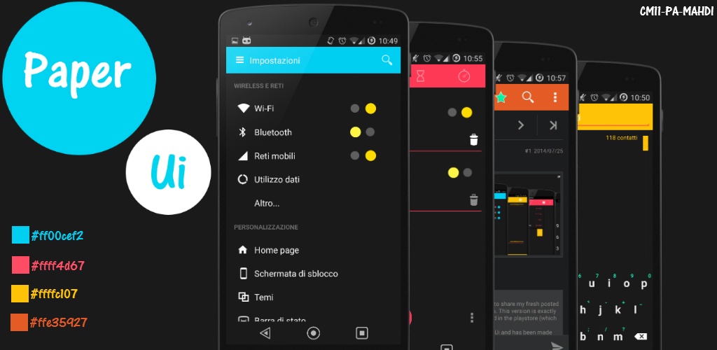 Top 5 Themes For CyanogenMod 11's Theme Chooser