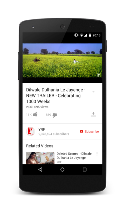 YouTube For Android Gains Offline Playback Capabilities In India ...