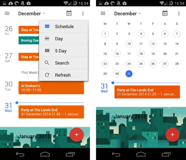 The Top 5 Android Calendar Replacements