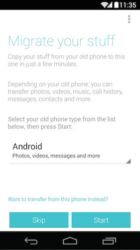 Motorola's Migrate App Updated With Material Design And Updated Features