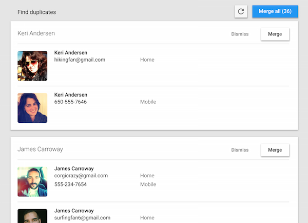 Google Contacts Gets The Material Design Treatment, New Features