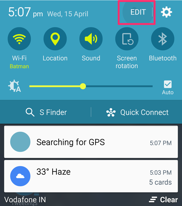 How To Customize Quick Settings On The Samsung Galaxy S6 And Galaxy S6 Edge