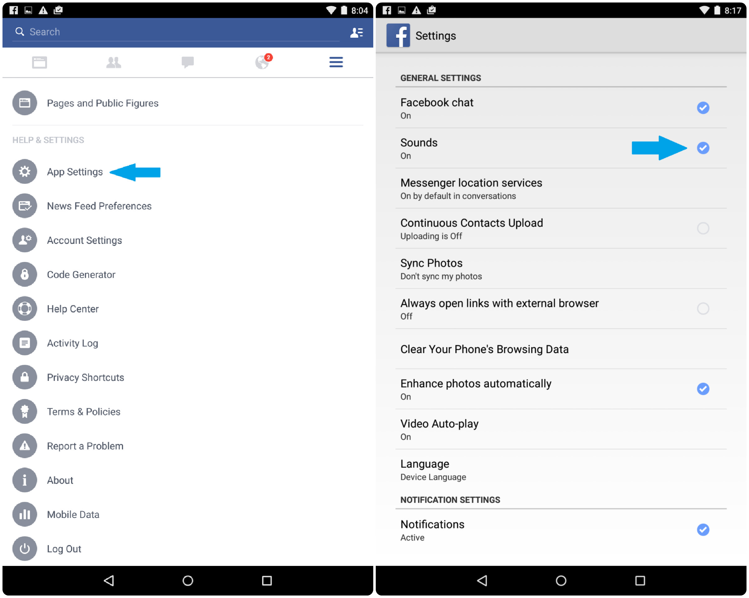 How To Turn Off In-app Sounds In Facebook On Your Android Phone Or Tablet