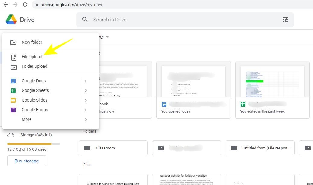 How To Convert PDF Files To Word Using Google Drive